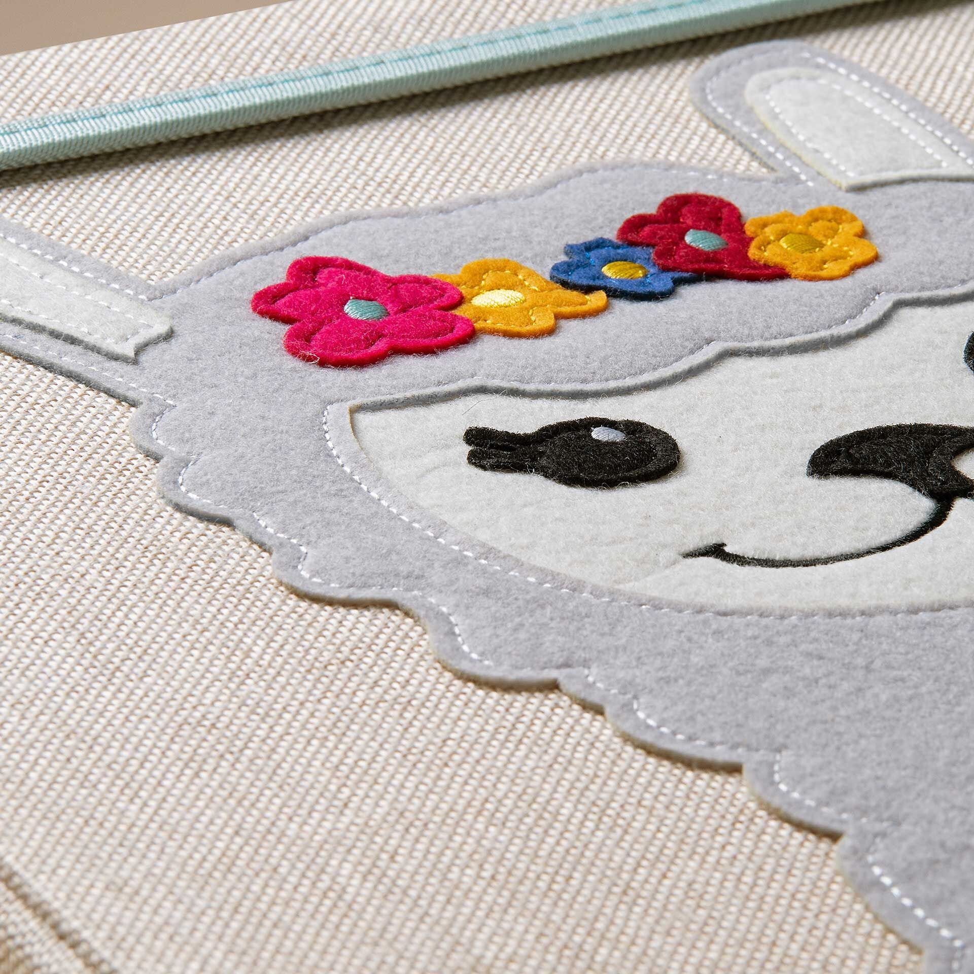 Aufbewahrungsbox mit Deckel Lama, 33x33x33cm | 833500