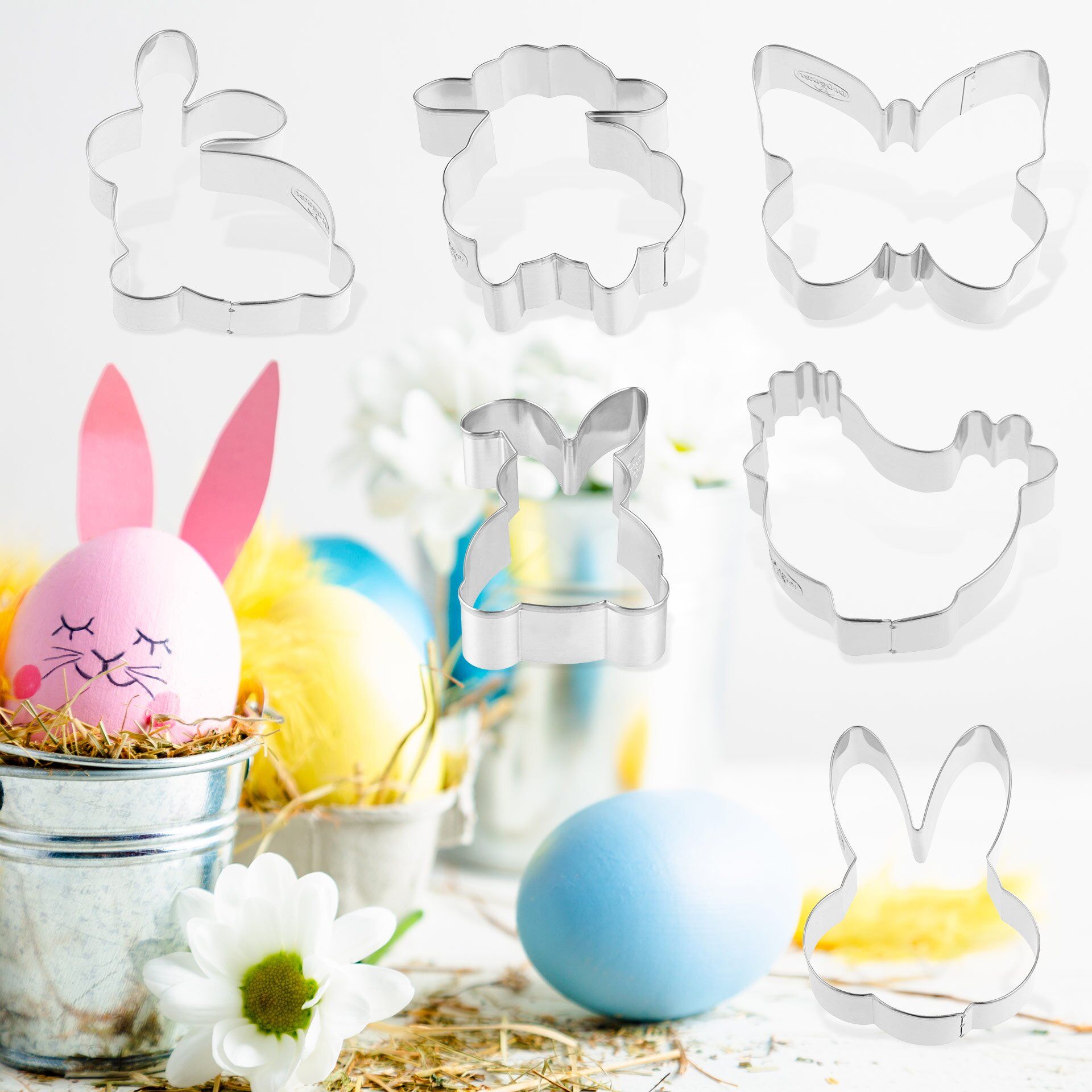 Ausstecher-Set "Tierisches Osterfest", 6-teilig | 1102014