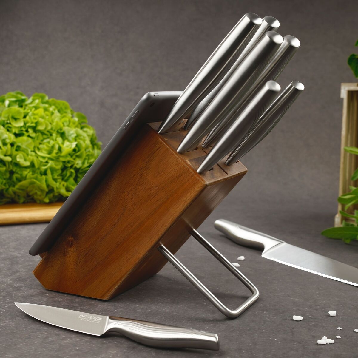 Messerblock mit Tablethalter | 43155